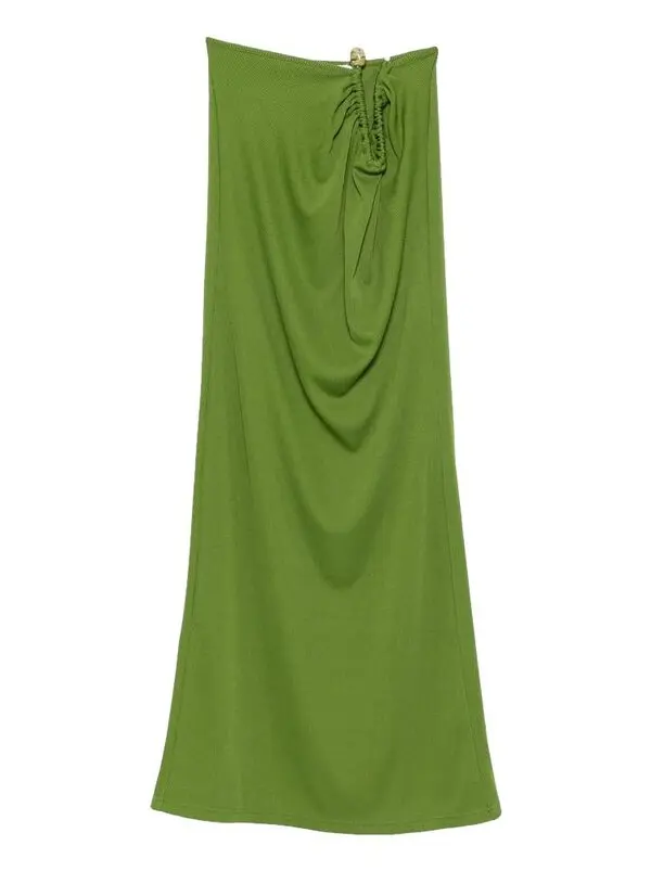 Christopher Esber Ribbed Textured Skirt - Green
