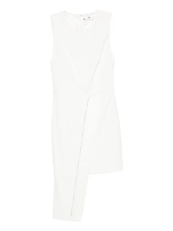 Elisabetta Franchi Asymmetric Party Dress - White