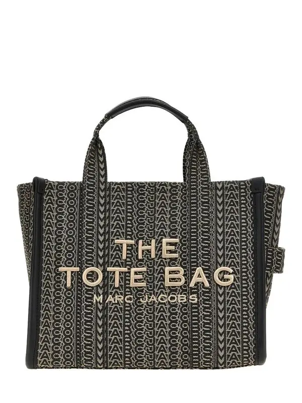 Marc Jacobs The Monogram Jacquard Medium Tote Shopping Bag - Multicolor