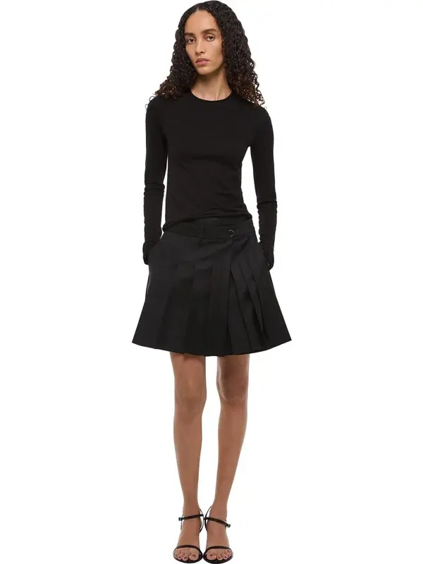 Helmut Lang Twisted Long-sleeved Tee - Black
