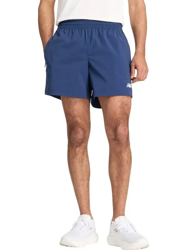 NEW BALANCE Athletics Woven Stretch Nylon Shorts - Navy