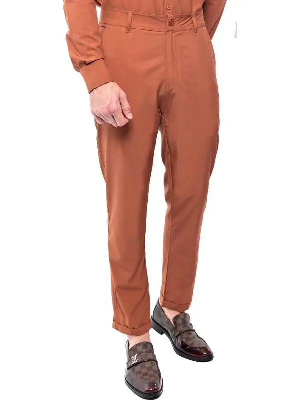 DAI MODA Trousers - Rust
