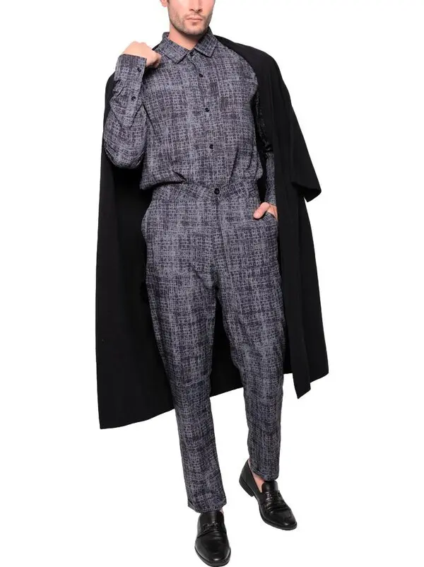 DAI MODA Long Open Sweater Duster - Black