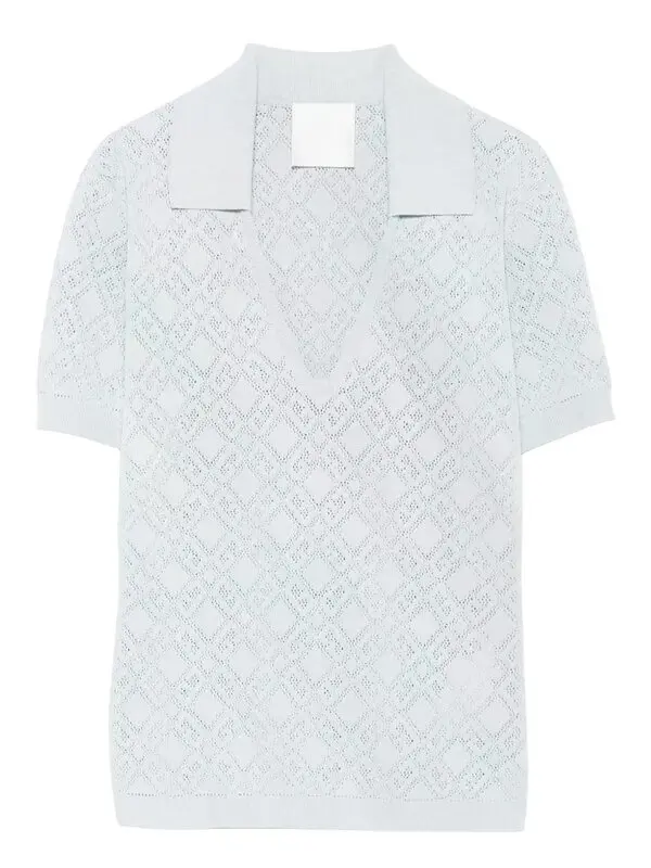 Givenchy Fine Knit T-shirt - Blue