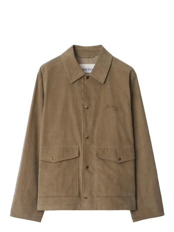 Burberry Corduroy Jacket - Puddle Beige