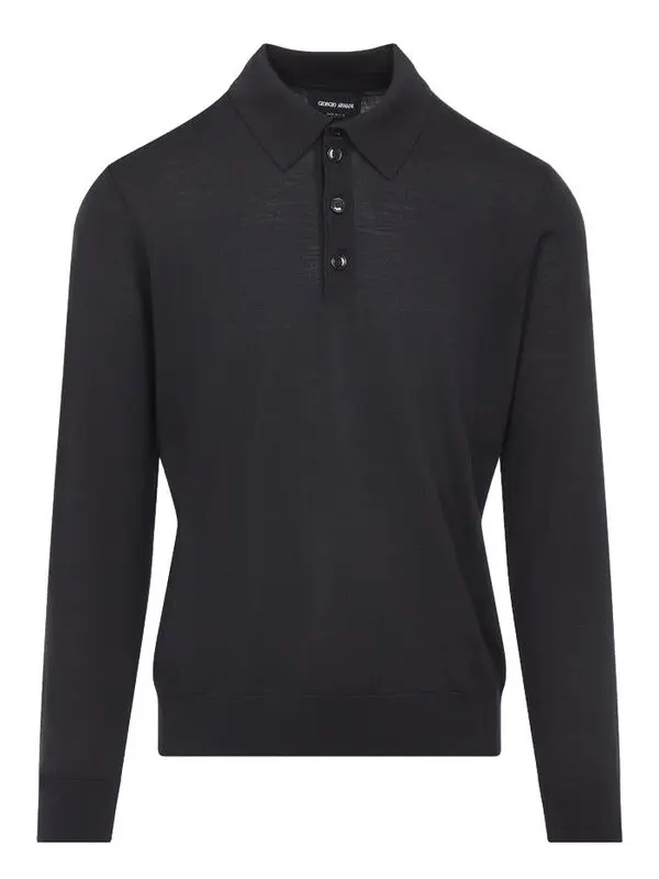 Giorgio Armani Wool Sweater - Grey