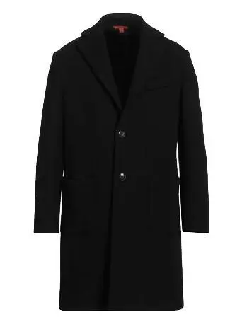 Barena Venezia Single-breasted Virgin Wool Blend Coat - Black
