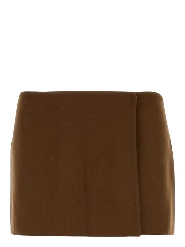 Miu Miu Mini Skirt - Brown