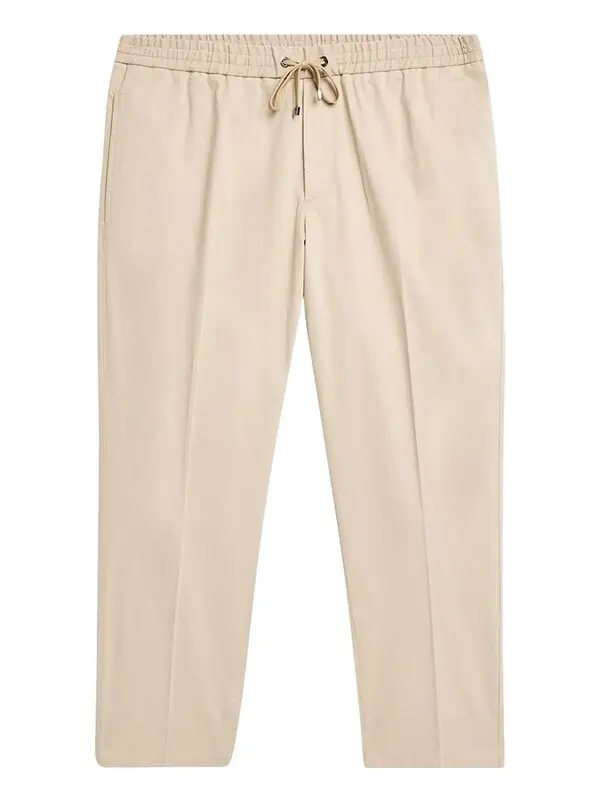 Moncler Stretch Cotton Drawstring Trousers - Rust