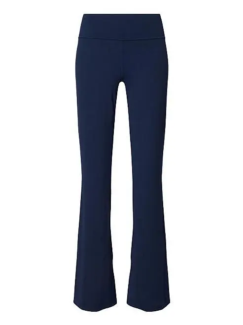 Lululemon Groove Nulu Flared Stretch-woven Trousers - True Navy