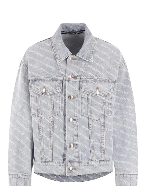 Alexander Wang Denim Jacket - Pebble Bleach