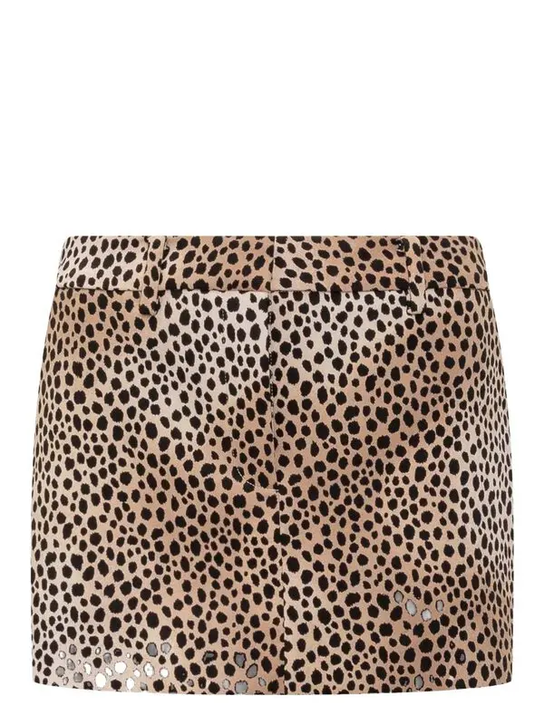 Michael Kors Micro Skirt - Brown