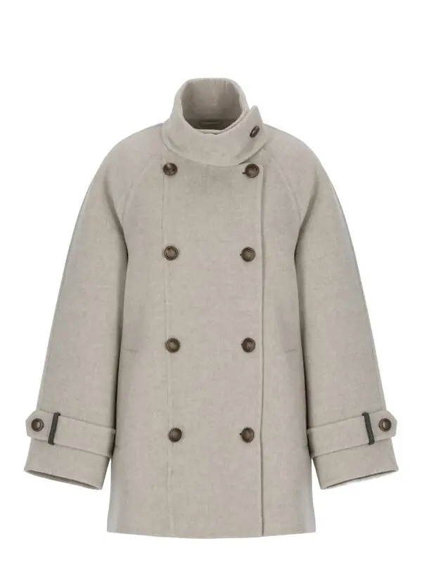 Brunello Cucinelli Coats - Beige