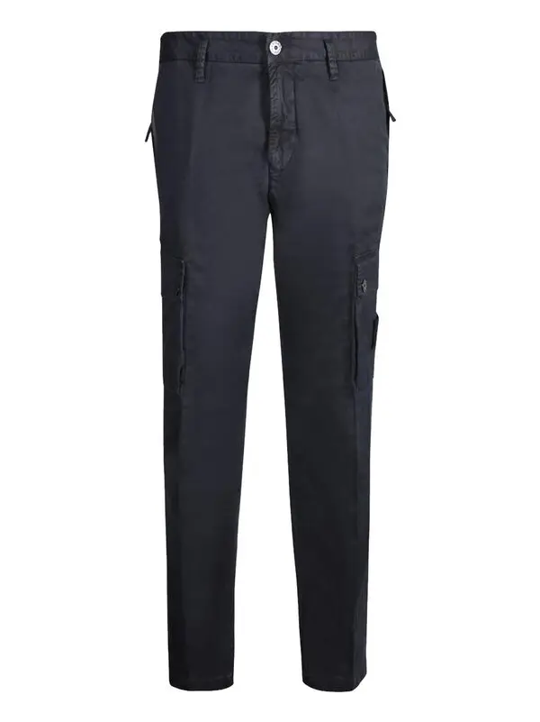 Stone Island Slim Cargo Trousers - Blue