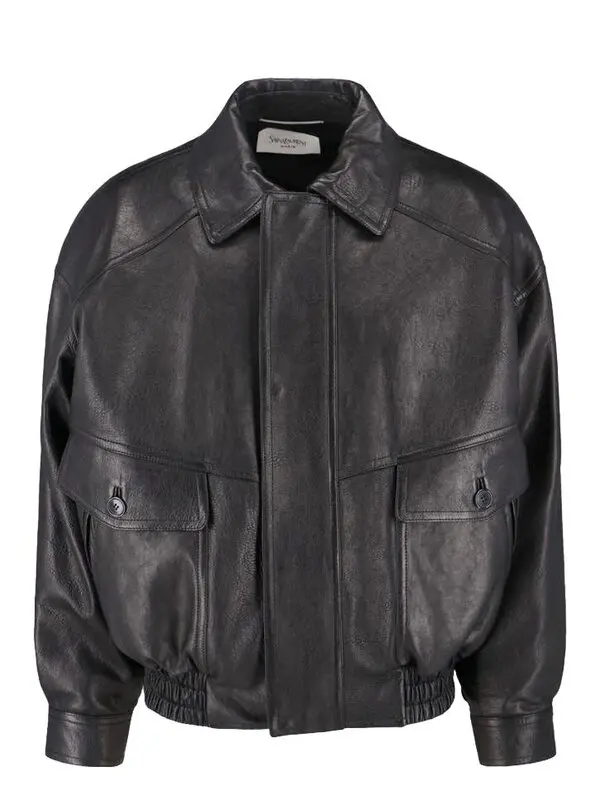 Saint Laurent Jackets - Black