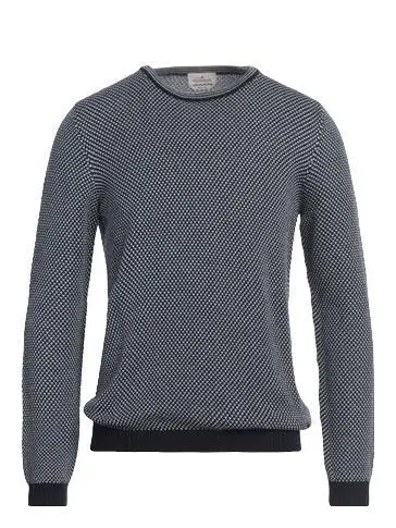 BROOKSFIELD Cotton Knit Sweater - Navy
