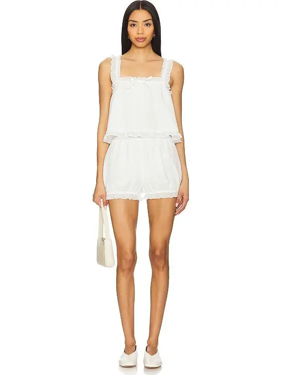 MORE TO COME Sammy Short Set - White