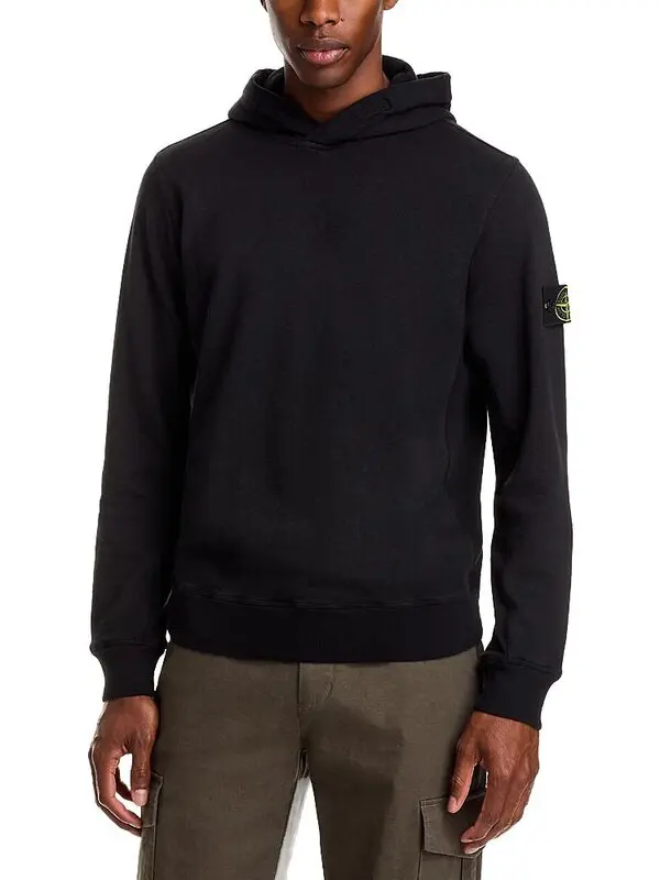 Stone Island Hoodie Sweatshirt - Black