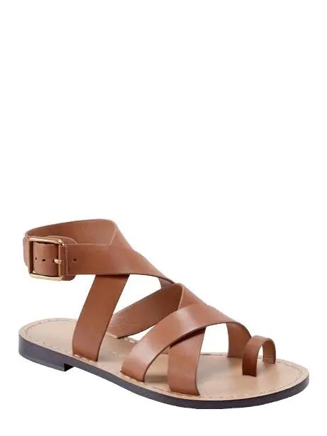 Marc Fisher Lollie Strappy Toe Loop Sandal - Natural