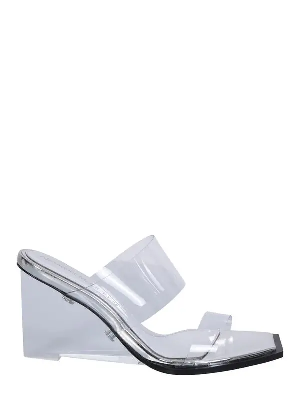 Alexander McQueen Shard Mules - White