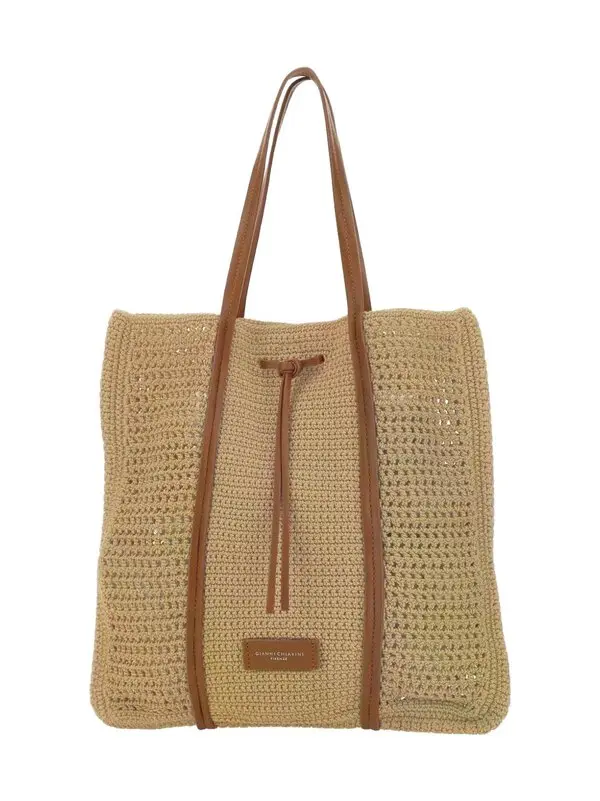GIANNI CHIARINI Victoria Shoulder Bag - Neutrals