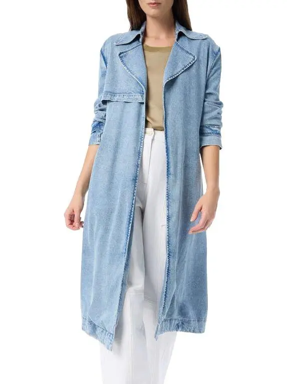DO BY DEE OCLEPPO Cassie Denim Trench Coat - Aero Wash