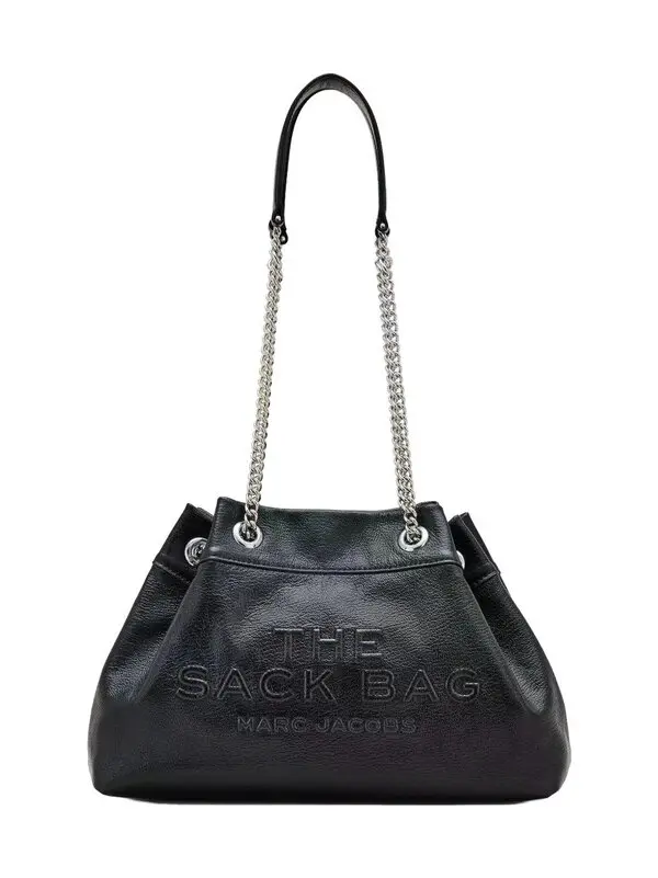 Marc Jacobs The Leather Chain Sack Bag - Black