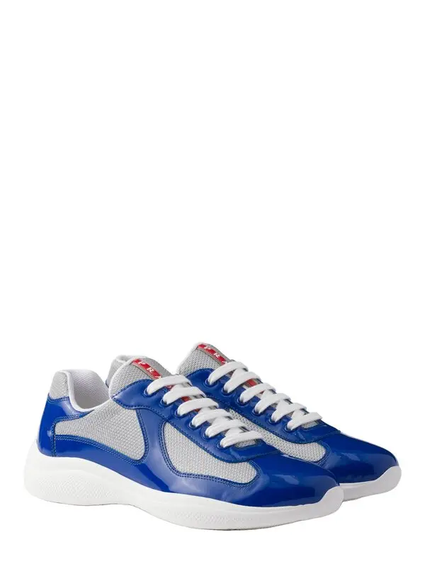 Prada America's Cup Sneakers - Cobalt Blue/silver