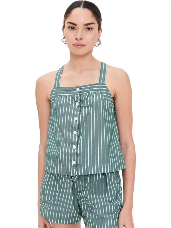 ALEX MILL Striped Leah Top - Eden/off White