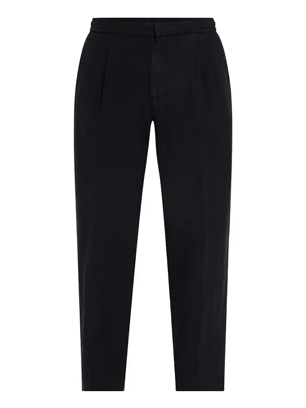 Officine Générale Drew Lyocell-blend Trousers - Black