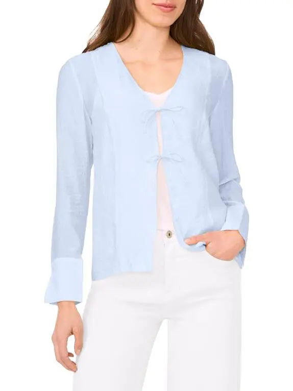 Halogen Tie Front Top - Frozen
