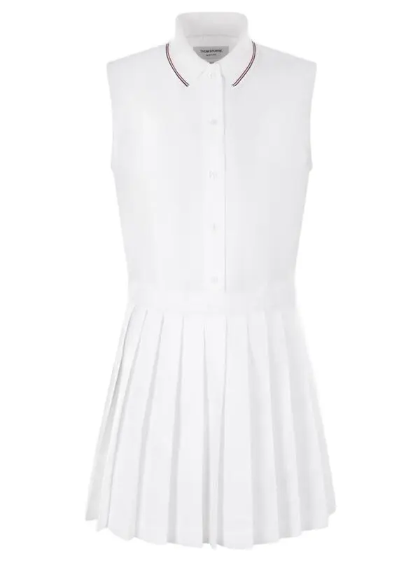 Thom Browne Sleeveless Mini Dress - White