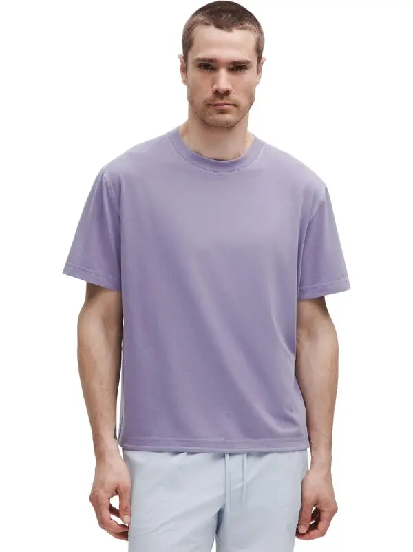 Lululemon Easyset Training Short-sleeve Shirt - Dilute Wash Enchanted Iris