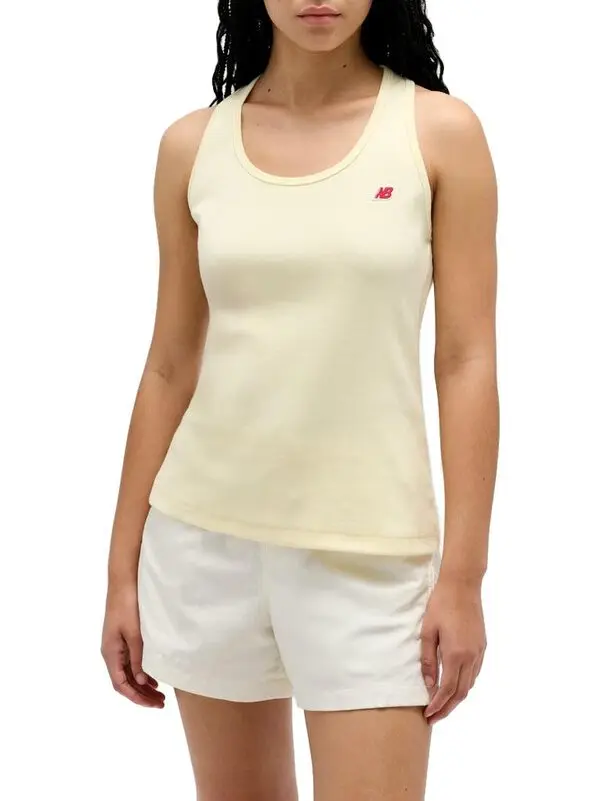 NEW BALANCE Made In Usa Ribbed Tank - Dawn Glow