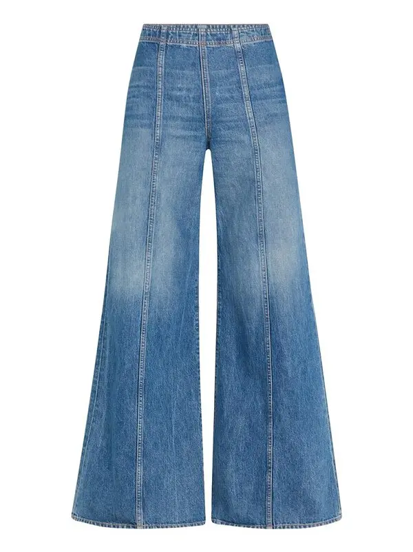 Ulla Johnson The Bianca Wide-leg Jeans - Danube