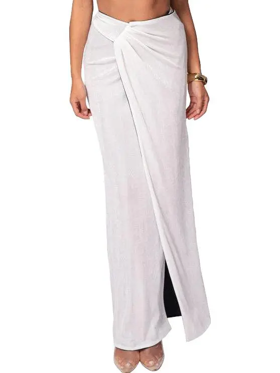 JLUXLABEL Reversible Maxi Skirt - White