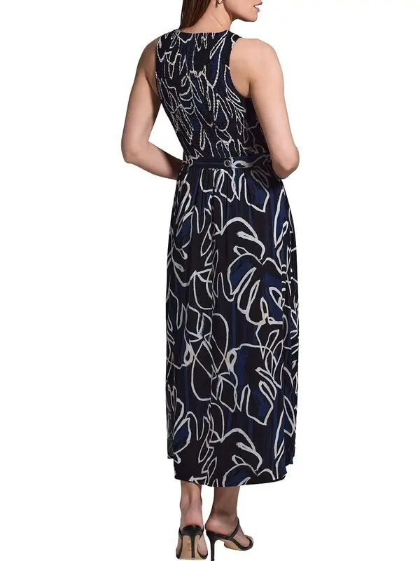 NIC+ZOE Chiffon Dress - Black Multi