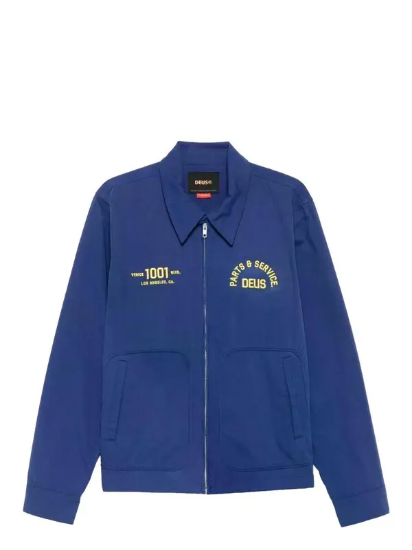 Deus Ex Machina Teller Drizzler Jacket - Blue
