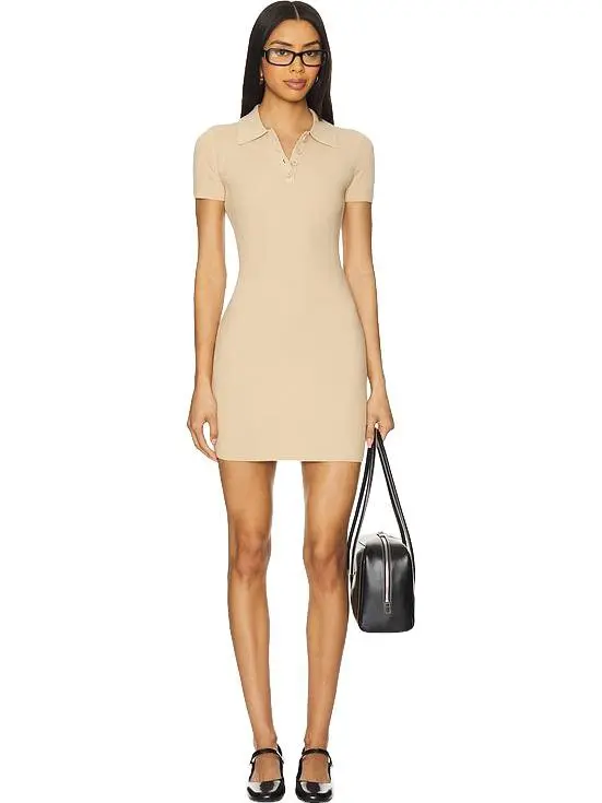 LOVERS AND FRIENDS Ylenia Polo Dress - Oat