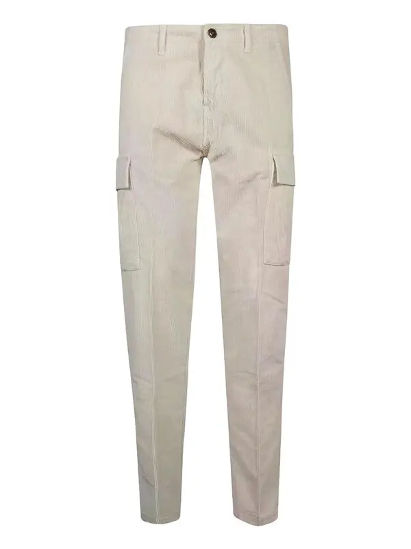 RE-HASH Logo Patch Trousers - Neutrals