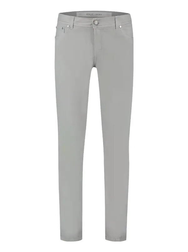 RICHARD J. BROWN Logo-patch Straight Jeans - Grey