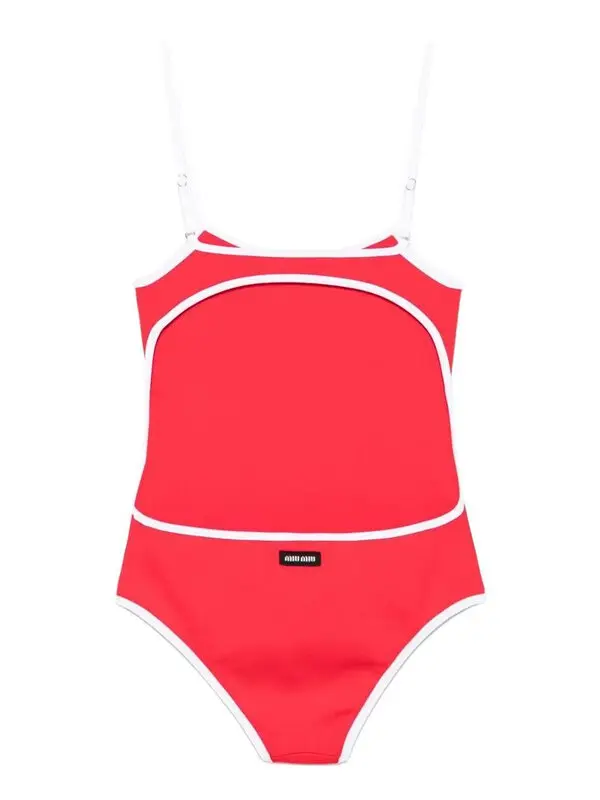 Miu Miu Maglieria Varie Nylon F.18 - Rosso+bianco