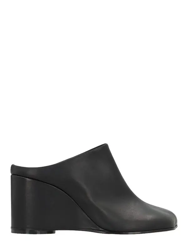 MAISON MARGIELA Leather Mules - Black