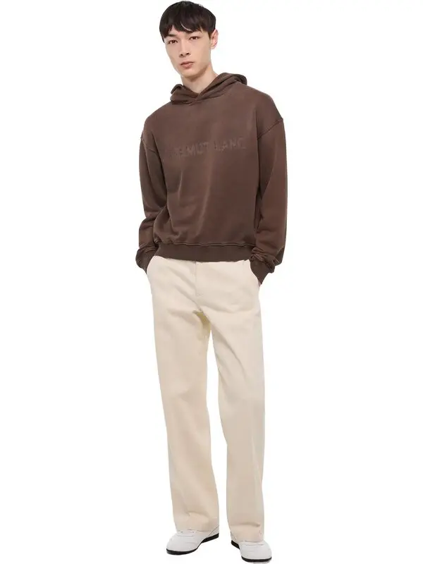 Helmut Lang Laser Studio Hoodie - Espresso