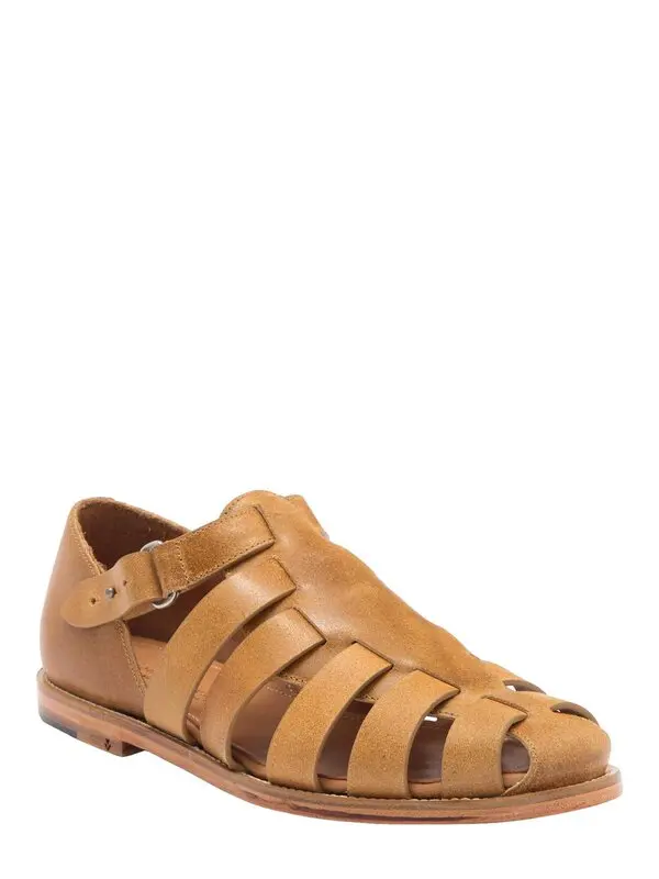 John Varvatos Antwerp Fisher Sandal - Sienna Brown