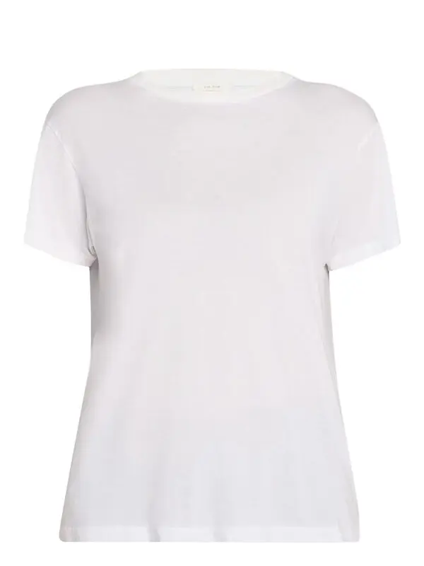THE ROW Rubis Short-sleeve Top - White
