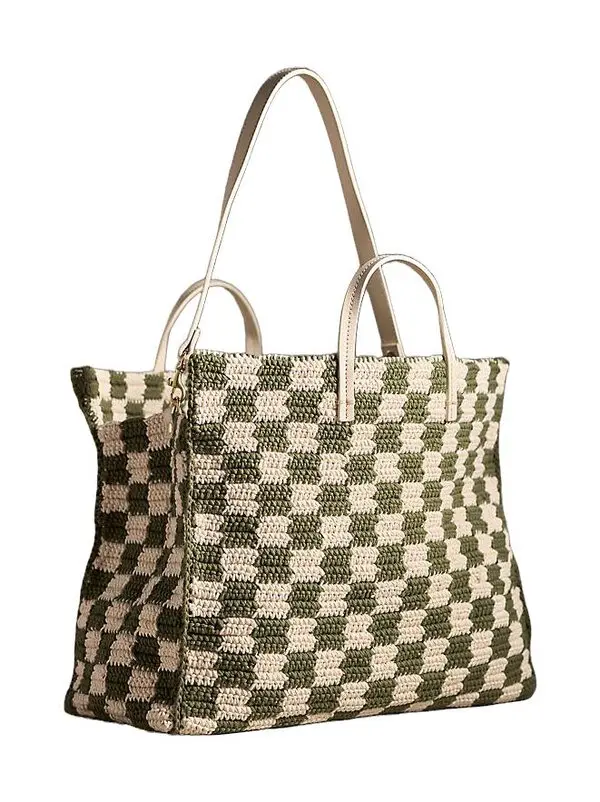 Clare V. Cotton Tote - Olive
