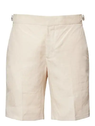 Orlebar Brown Slim-fit Linen Shorts - Chai