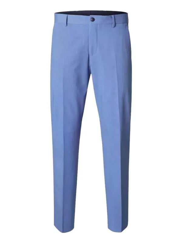 SELECTED Straight-leg Trousers - Blue