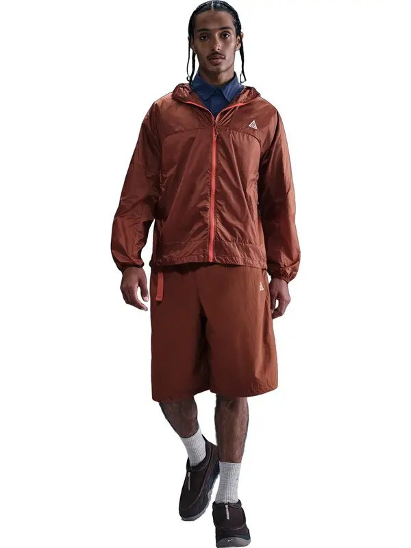 Nike Acg "orb Weaver" Uv Repel Oversized Shorts - Brown